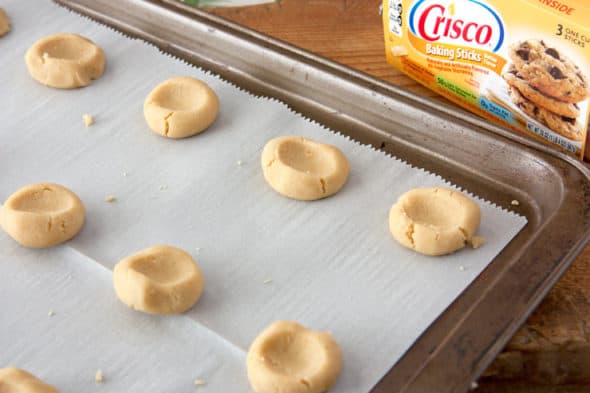 Cajeta Thumbprint Cookies - Muy Bueno