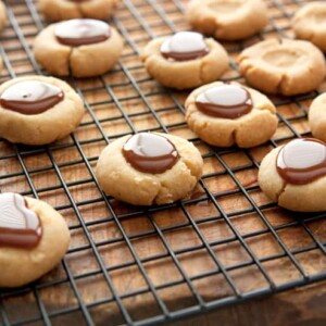 Cajeta Thumbprint Cookies - Muy Bueno