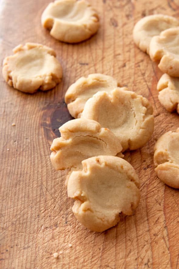 Cajeta Thumbprint Cookies - Muy Bueno