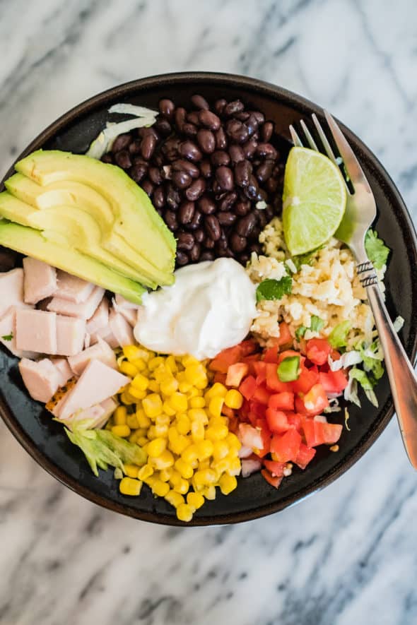 Turkey Burrito Bowls - Muy Bueno