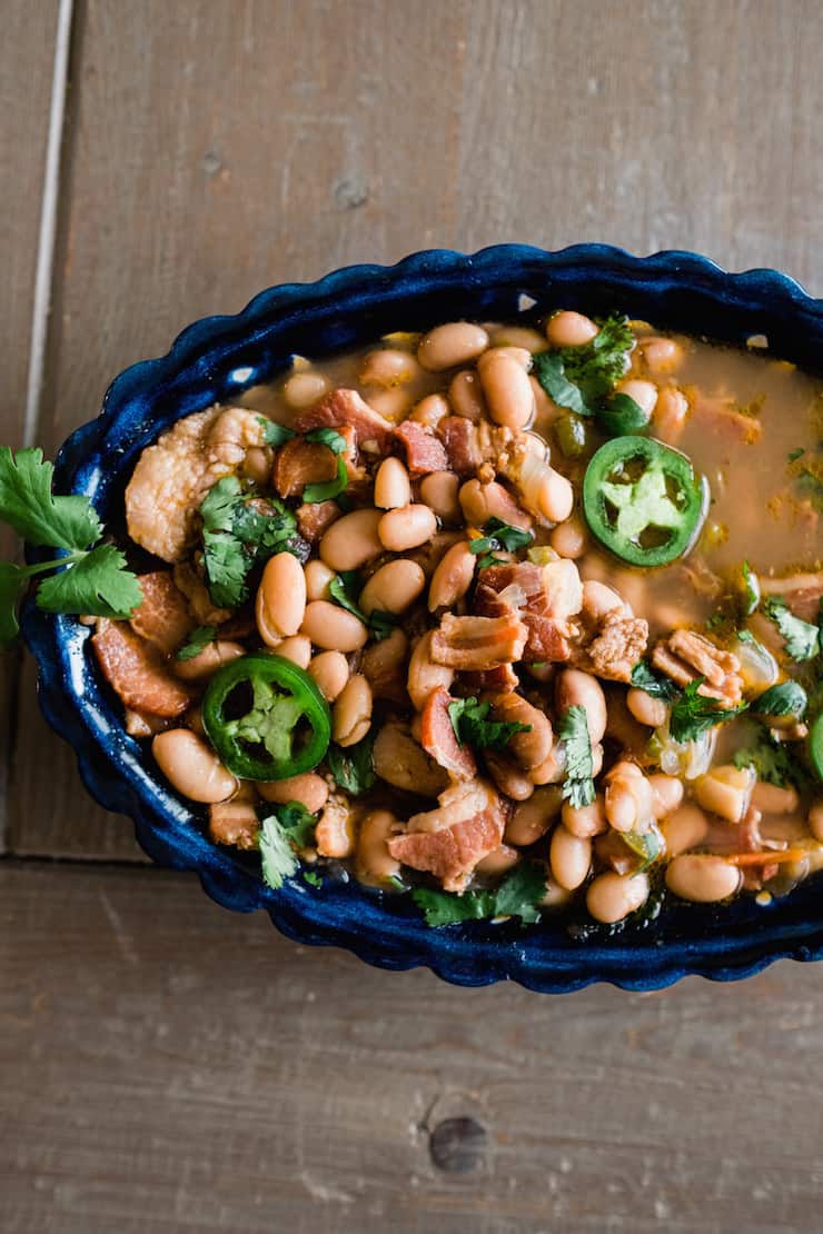 Slow Cooker Borracho Beans - Muy Bueno