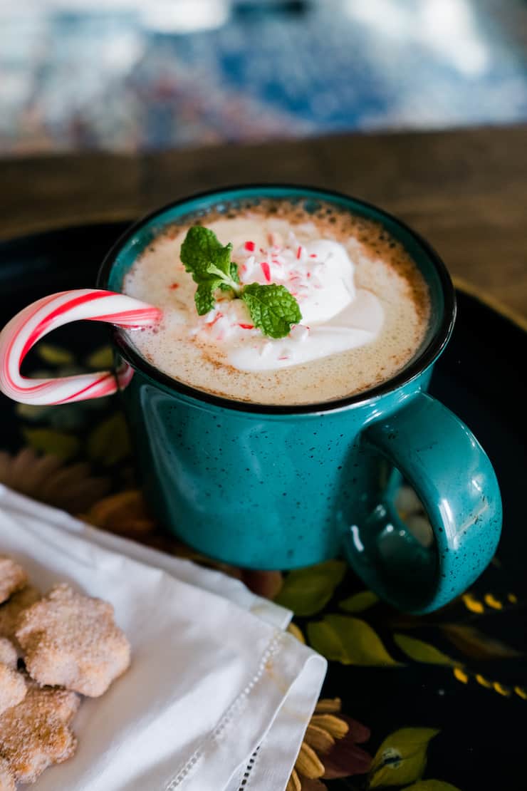 Peppermint Mexican Hot Chocolate - Muy Bueno
