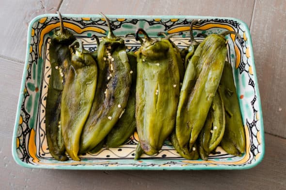 Chicken Stuffed Hatch Chiles - Muy Bueno