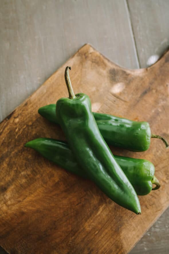 Chicken Stuffed Hatch Chiles - Muy Bueno