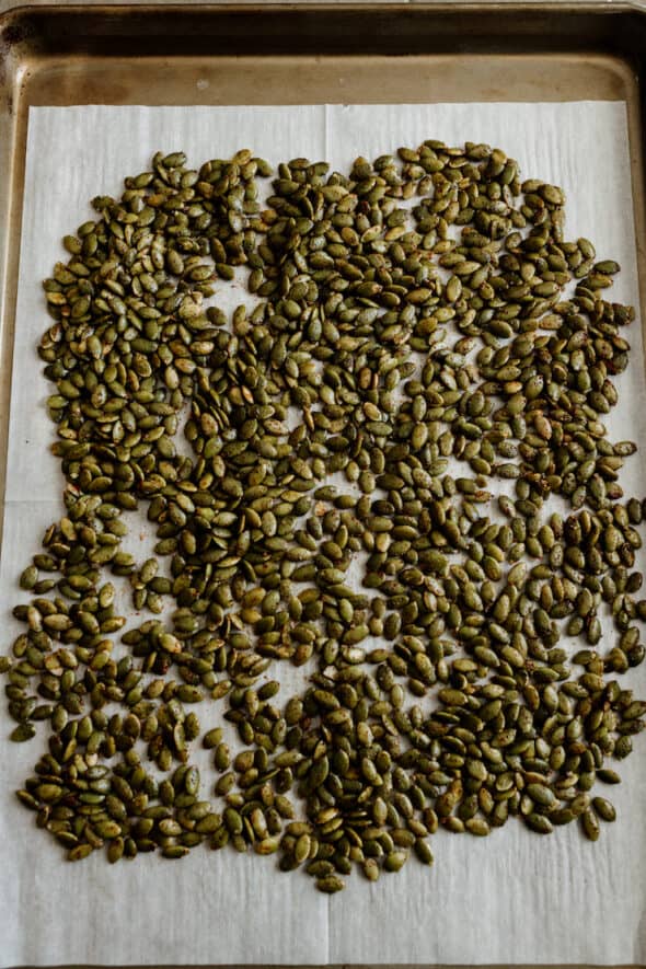Spicy Roasted Pepitas Recipe + Video - Muy Bueno