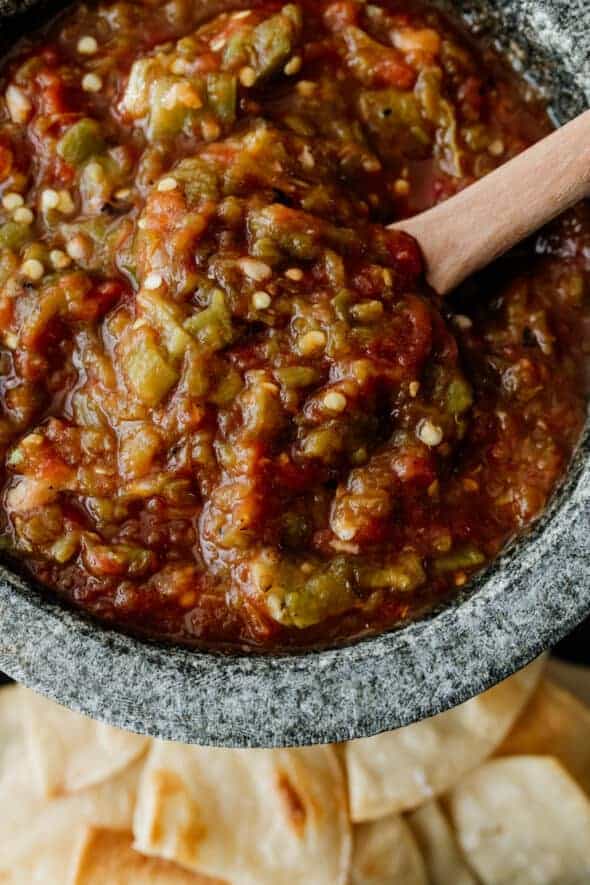 Homemade Green Chile Salsa Recipe - Muy Bueno