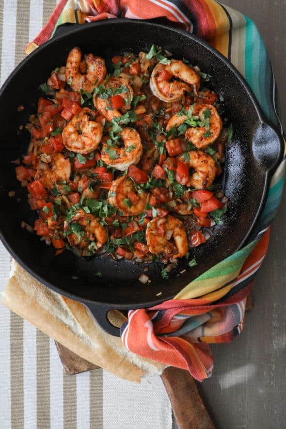 Camarones a la Mexicana (Ranchero Style Shrimp) - Muy Bueno