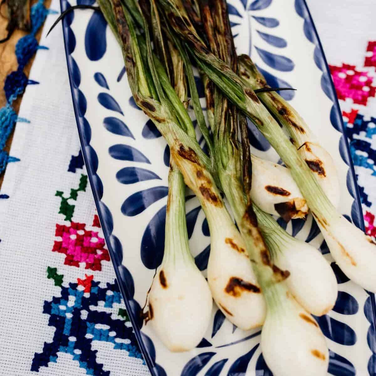Cebollitas Asadas (Grilled Green Onions) - Muy Bueno