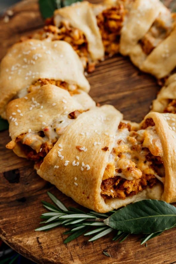 Chorizo and Egg Breakfast Wreath | Easy Christmas Breakfast Recipe