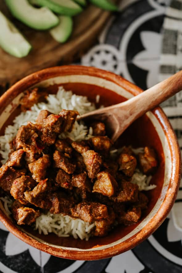 Carne Adovada (New Mexico-Style Pork Stew With Red Chiles) - Muy Bueno