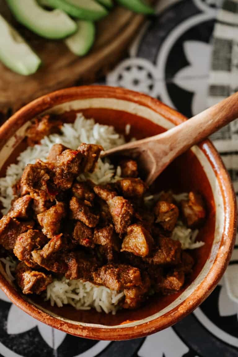 Carne Adovada (New Mexico-Style Pork Stew With Red Chiles) - Muy Bueno