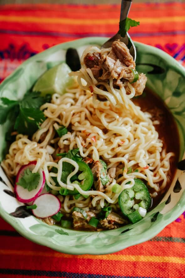 Mexican Ramen with Birria - Muy Bueno