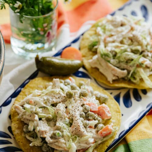 Ensalada de Pollo (Creamy Mexican Chicken Salad)