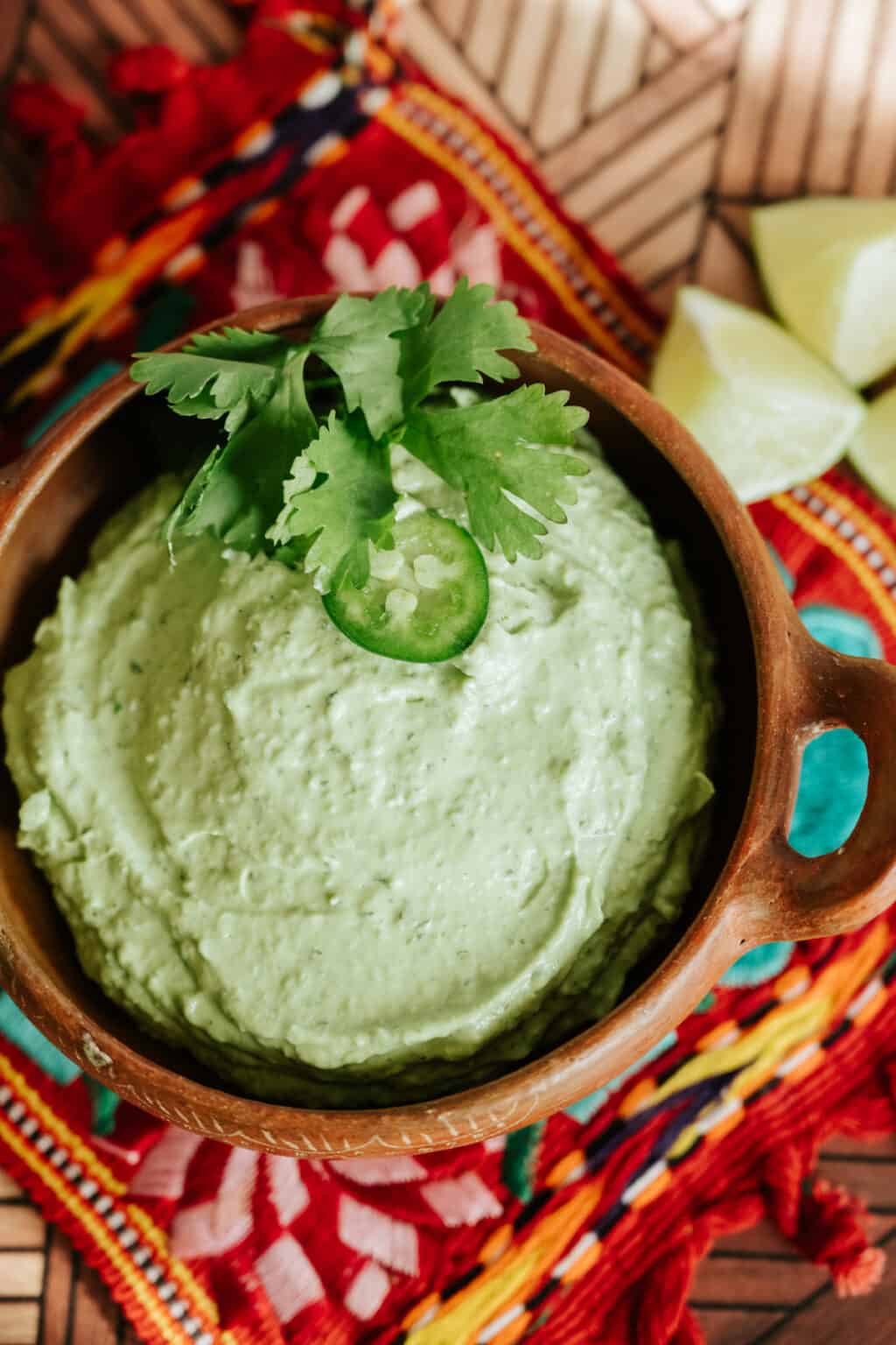 Creamy Avocado Lime Crema - Muy Bueno